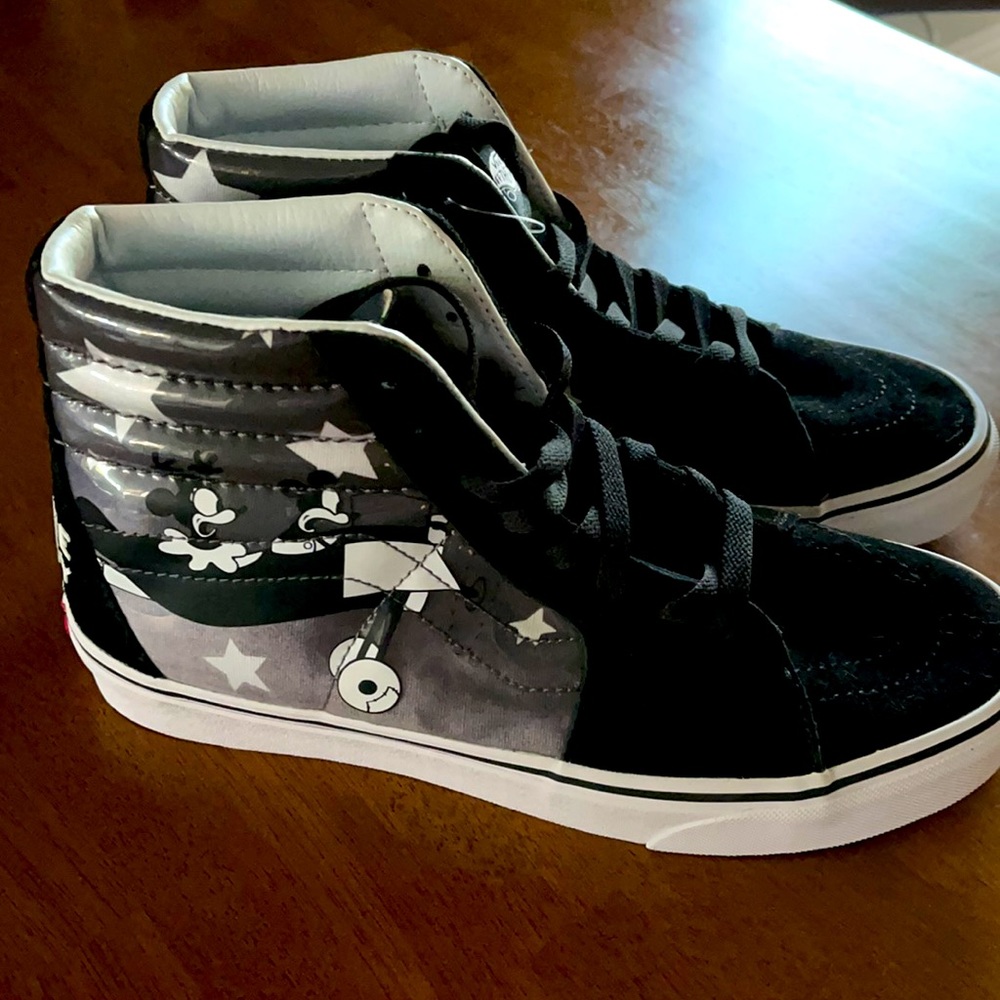 Vans Disney Plane Crazy High Top Sneakers Mickey - Gem